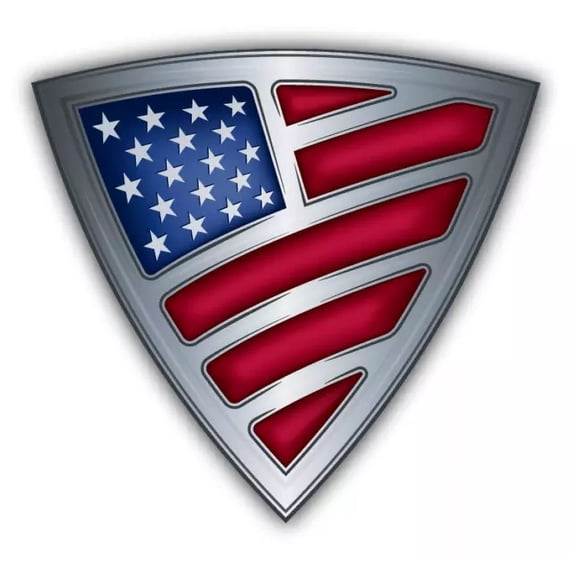 Steel Shield Usa Flag Sticker Phone Decal Water Bottle Stickers Car ...