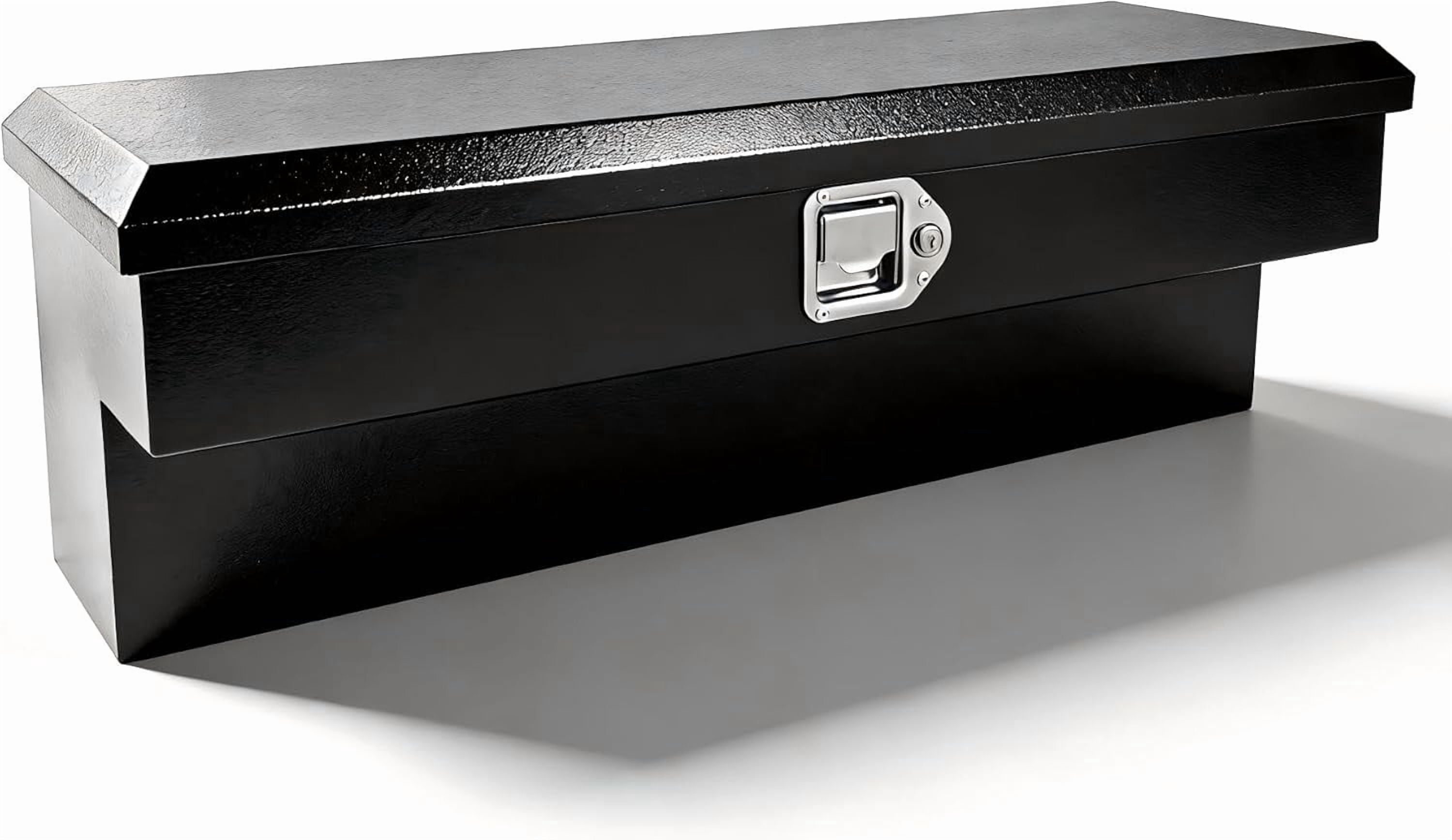 Steel Side Mount Tool Box, Truck Side Tool Box Pickup Rail Storage ...