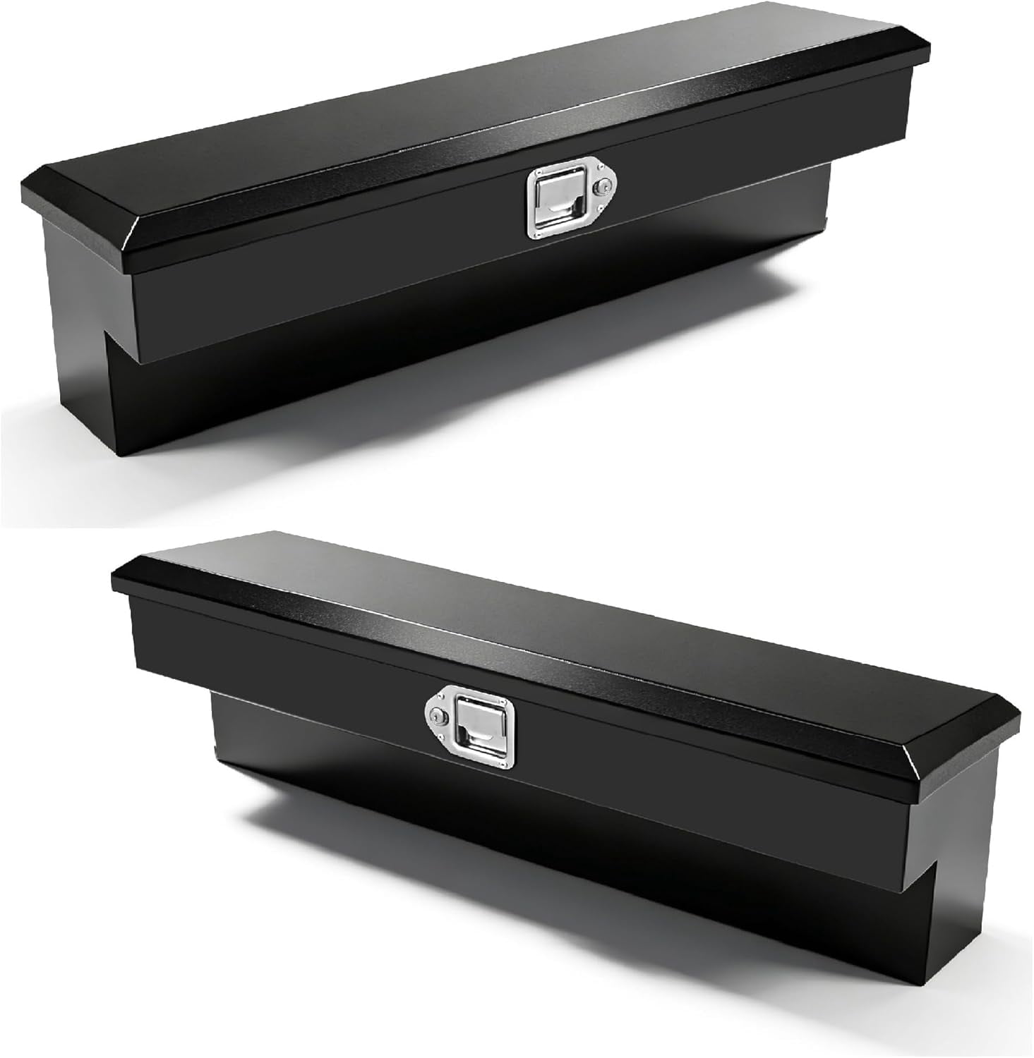 Steel Side Mount Tool Box, Truck Side Tool Box Pickup Rail Storage ...