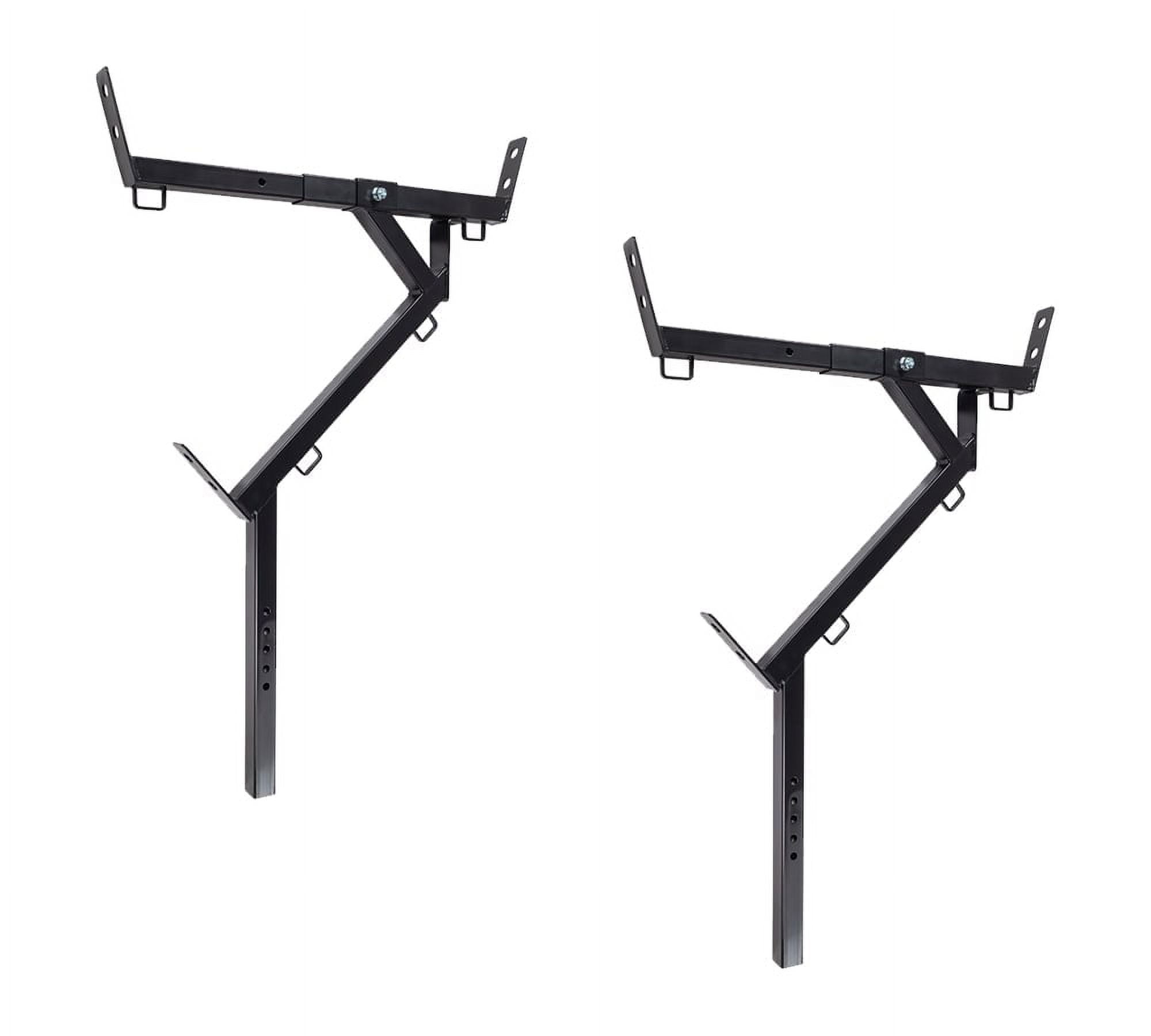 Steel Side-Rail Ladder Rack for Truck - 20"-28" Adjustable Cross Bar ...
