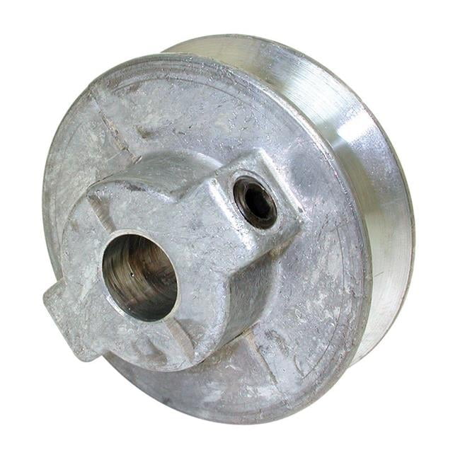 Steel Silver Fixed Motor Pulley - Walmart.com