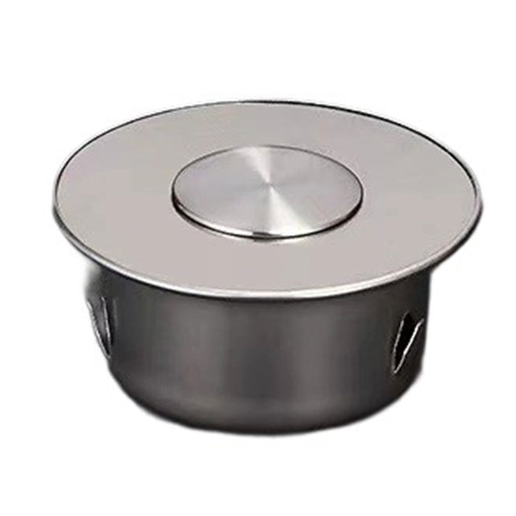 Steel Sink Drain Cover Not Odor Clog Easy Cap Universal Pipe Seal Cover ...