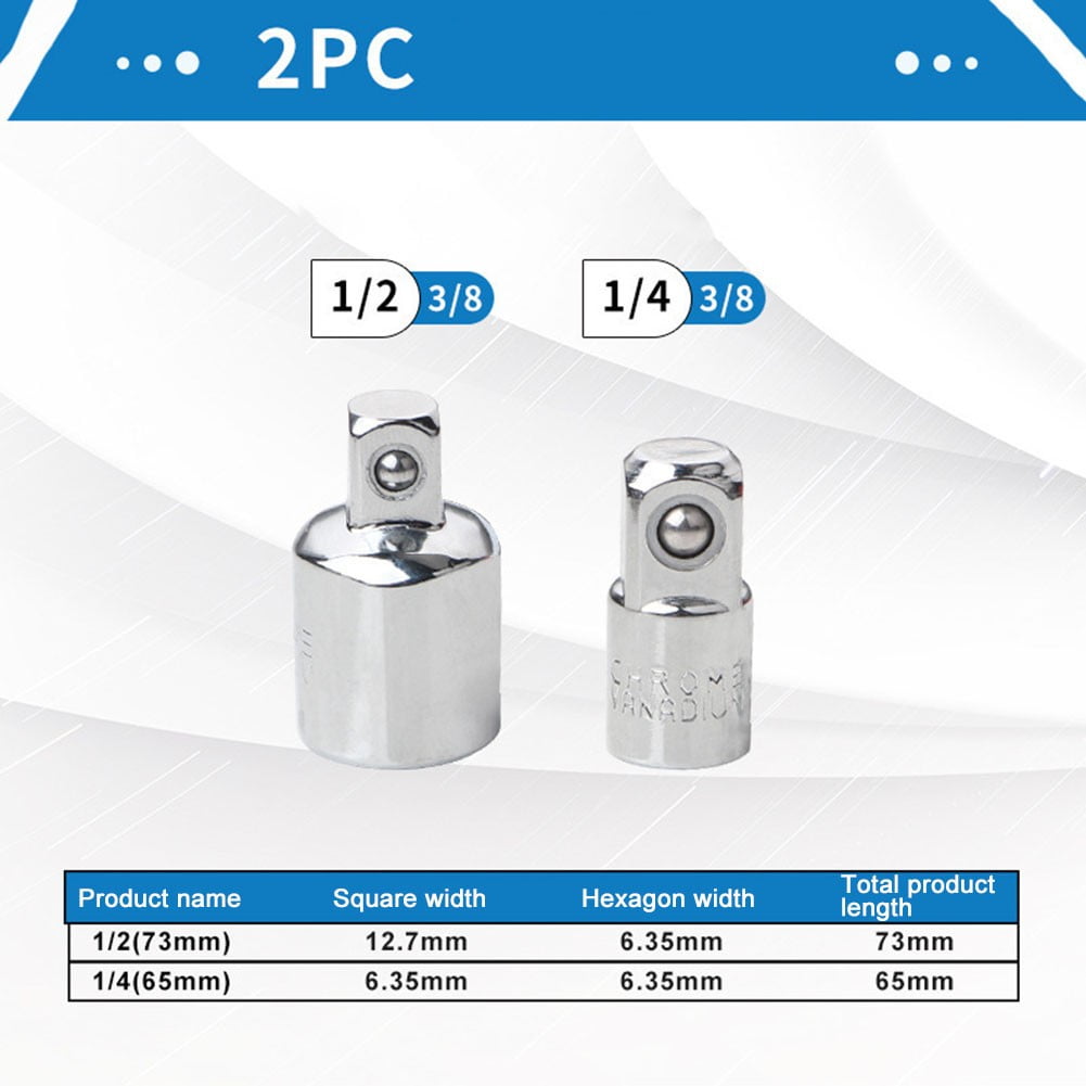 Steel Socket Adapter Reducer Female To Male for 3 Jaw Oil Filter ...