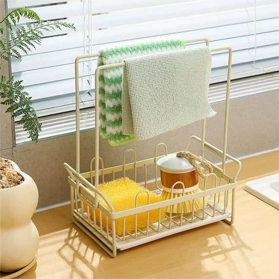 Steel Sponge Rack, Dishwashing Sponge Drain, Modern Minimalist ...