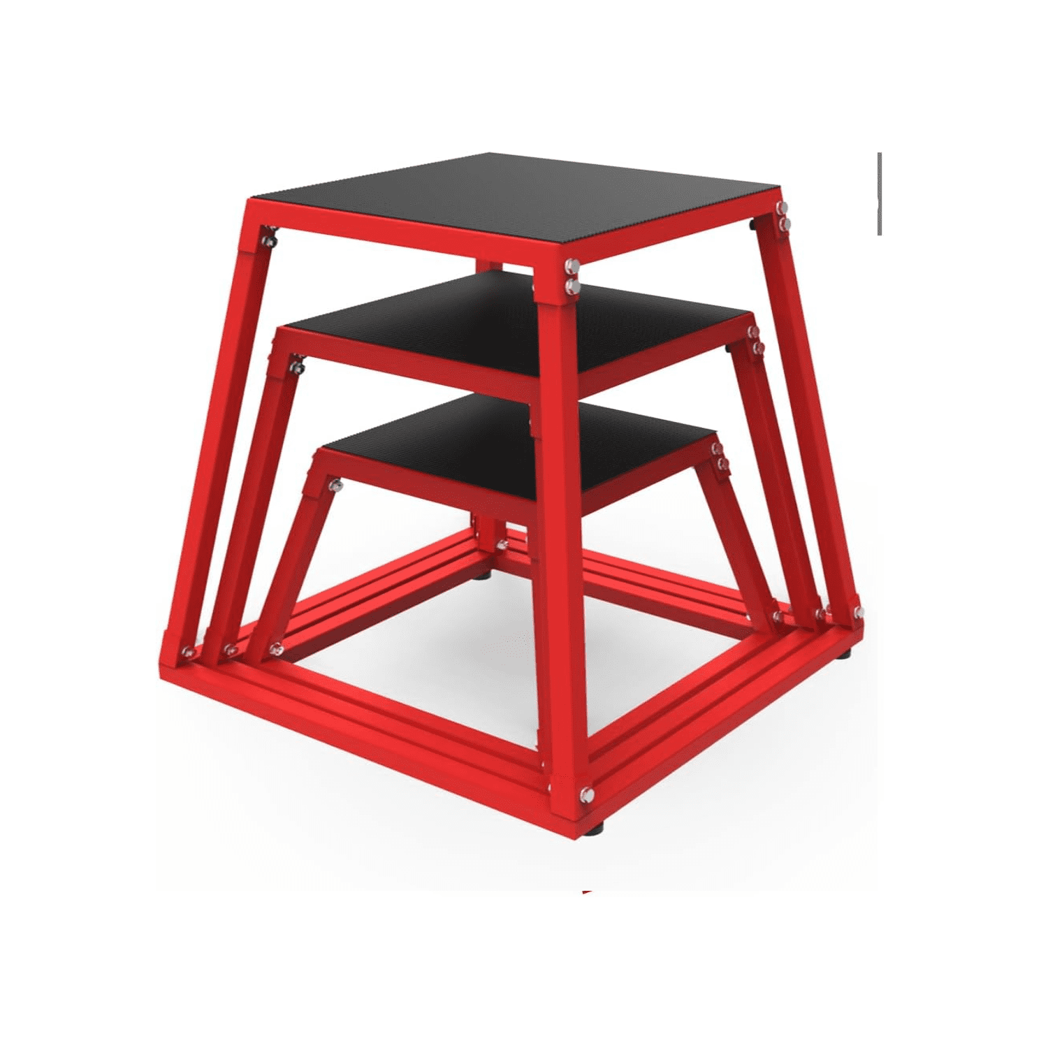 Steel Sports Plyo Box for Men and Women Exercise,Metal Step Up Box with ...