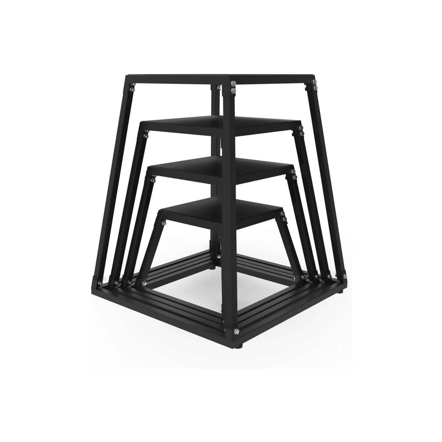 Steel Sports Plyo Box for Men and Women Exercise,Metal Step Up Box with ...