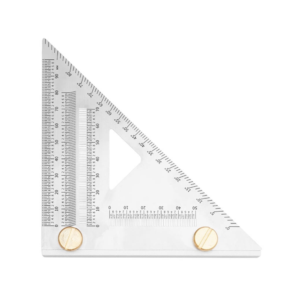 Steel Sqaure Ruler Multifunction Drawing Tool Carpentry Measuring ...