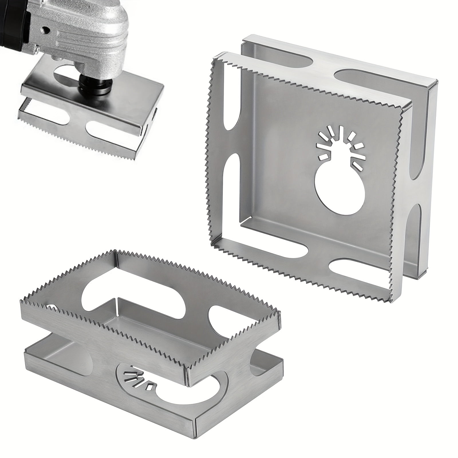 [Steel Square Cutter] 2pcs Stainless Steel Square Slot Cutter | for ...