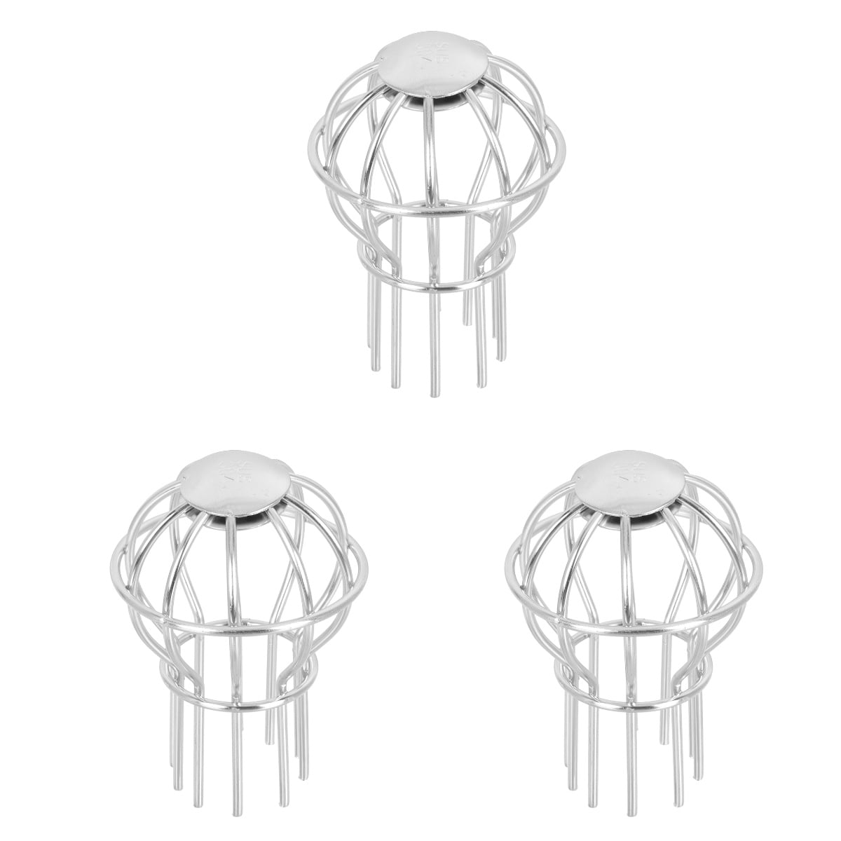 Steel Strainer Gutter Protector 3 Pc Floor Drain Plug Water Filter ...