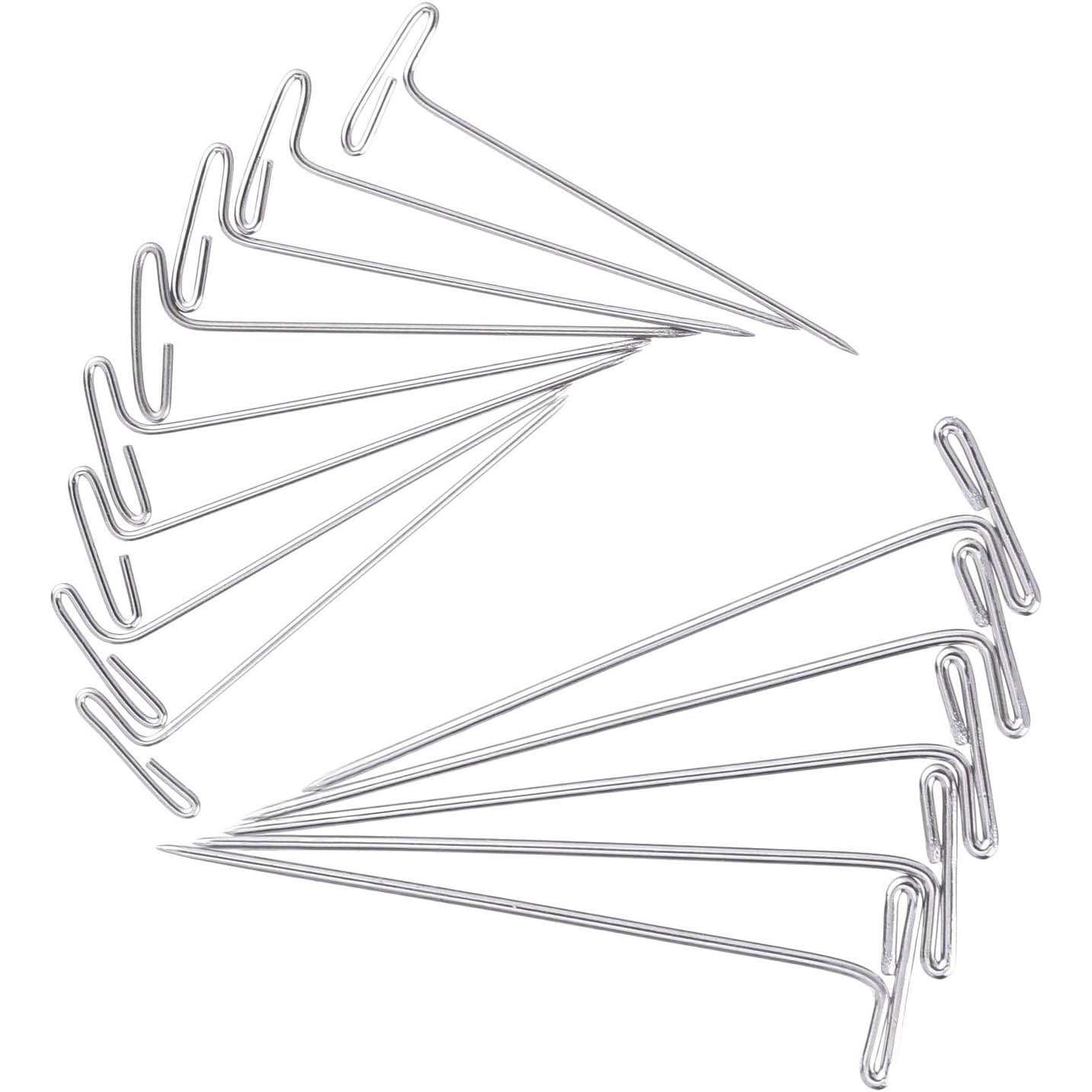 Steel T-pins for Blocking Knitting, Modelling and Crafts - Walmart.com