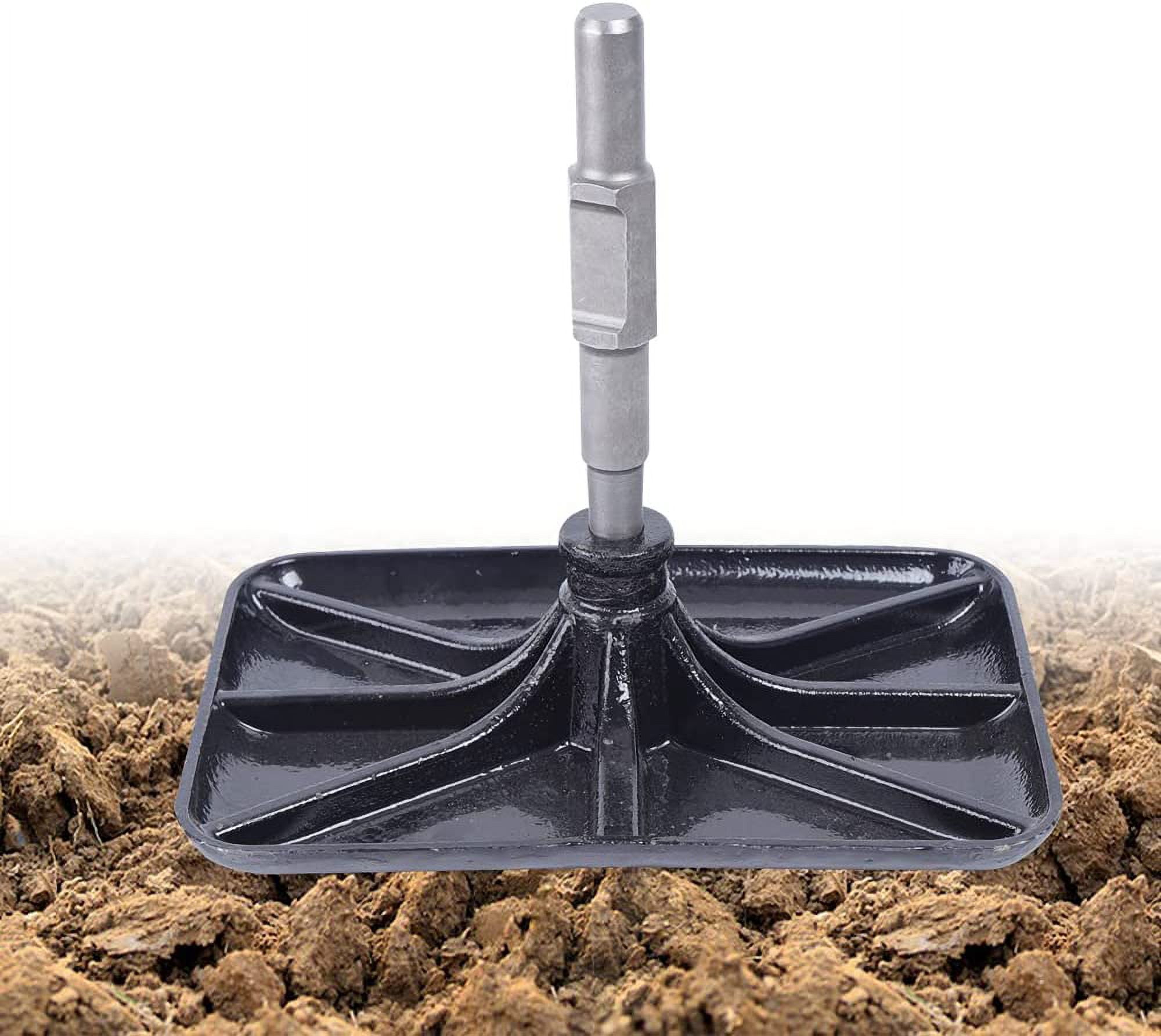 Steel Tamper 11.8x7.9in,48" Handle,Garden Tamper Heavy Duty Tamper ...