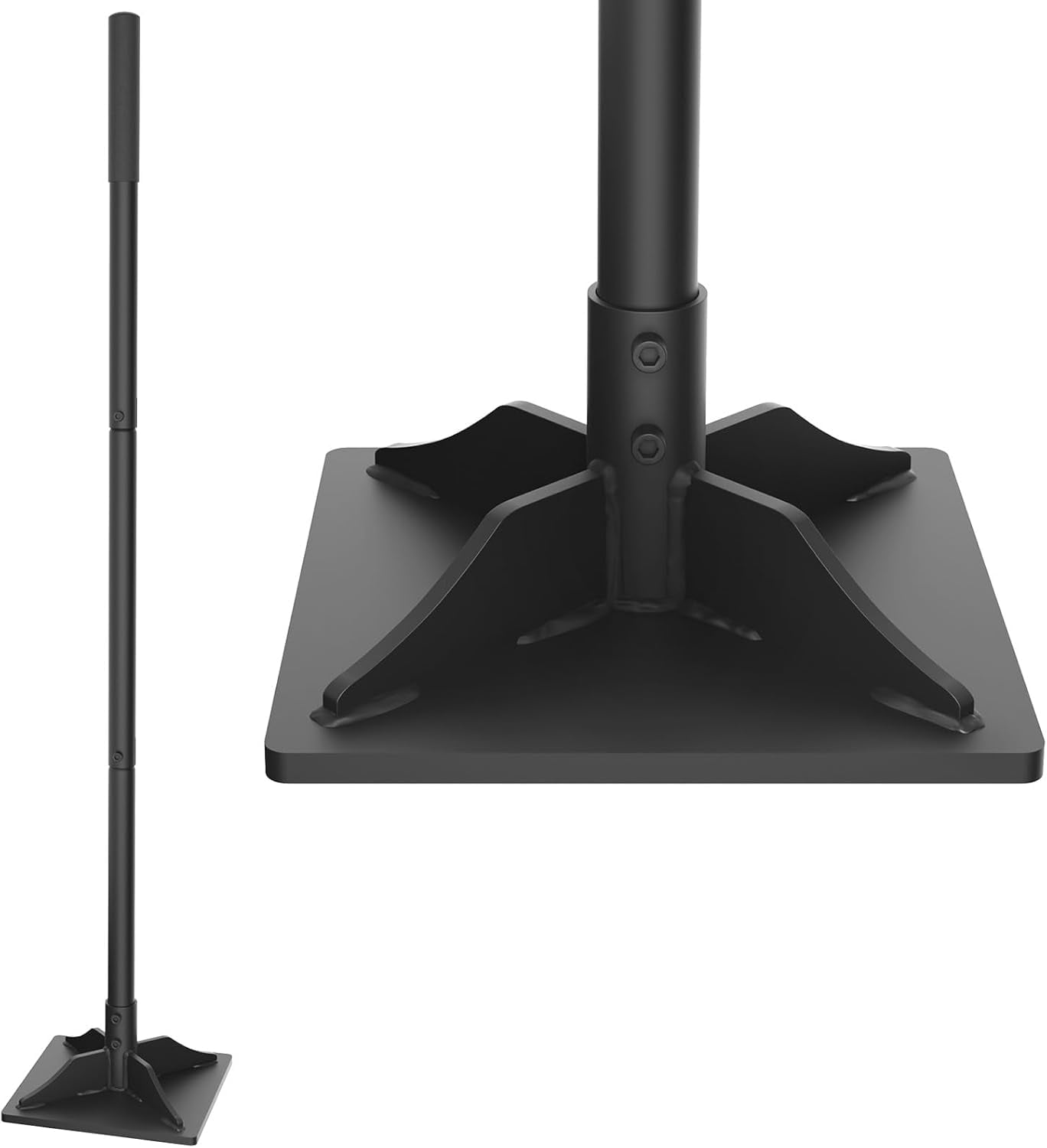 Steel Tamper Tool, 49 inch Hand Tamper with Heavy Duty 8"x8" Metal ...