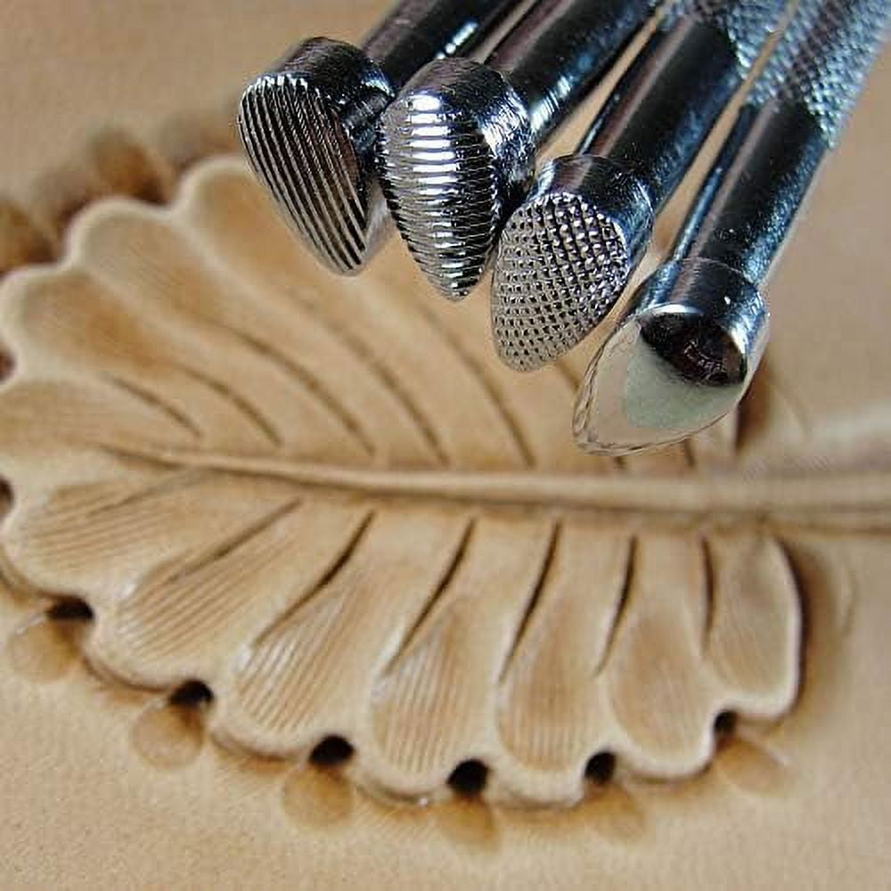 Steel Thin Pear Shader Stamps, Set of 4, Craft Japan Leather Stamping ...