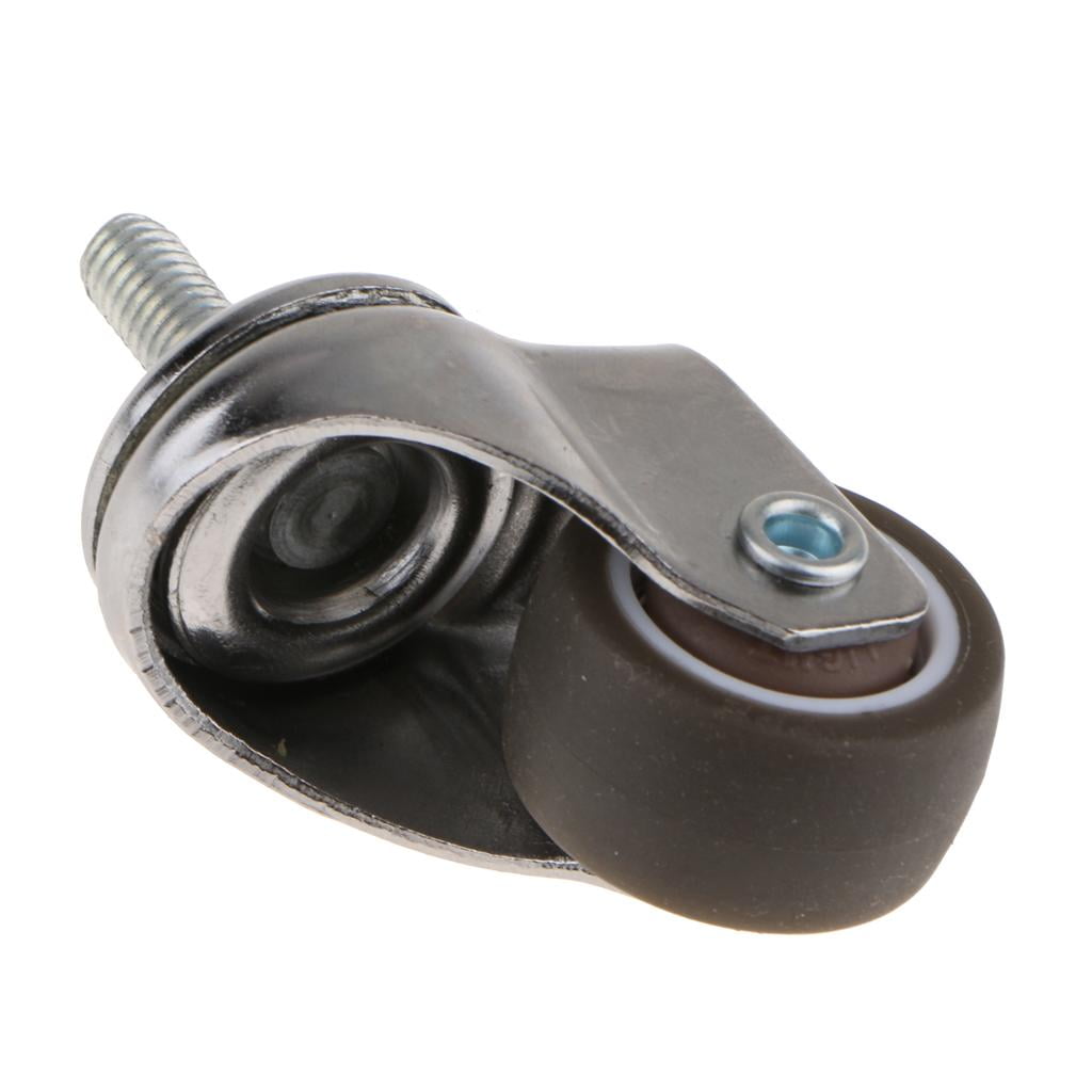 Steel Threaded Stem Rubber Caster , Trolley, Furniture and Non-marking ...