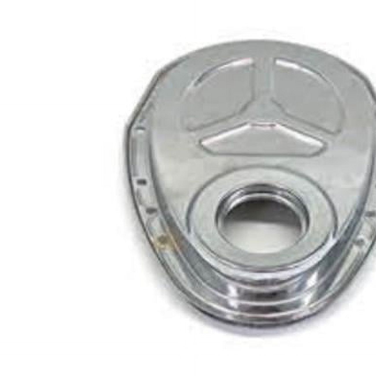 Steel Timing Chain Cover for SBC 283 305 327 350, Chrome - Walmart.com