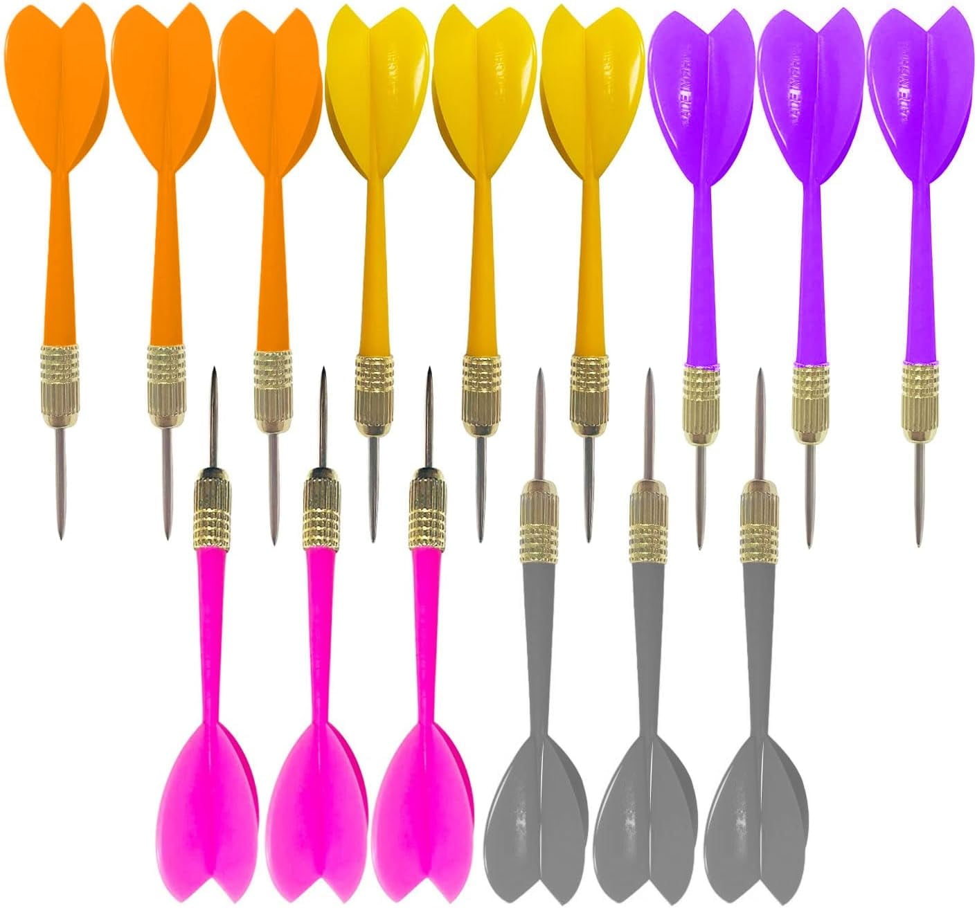 Steel Tip Dart Colorful Dart Assorted Color. - Walmart.com