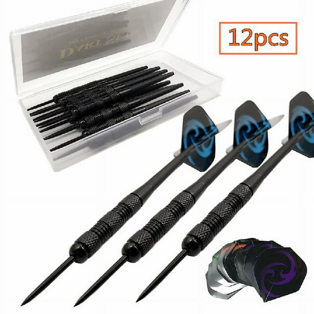 Steel Tip Darts, Professional 20 Grams Metal Dart Set Premium Plastic ...