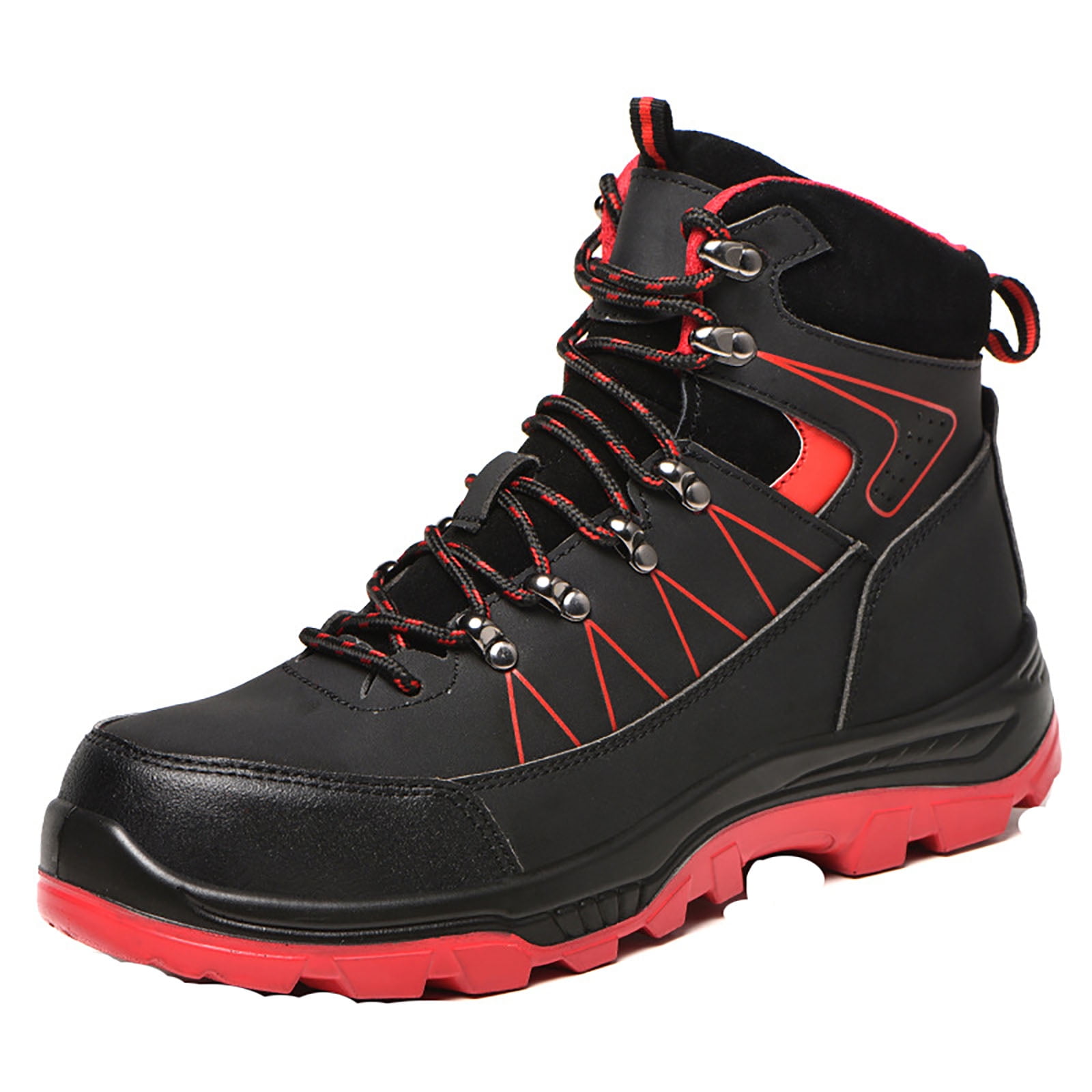 Steel Toe Boots High Top Safety Shoes Waterproof Work Boots Four Season ...