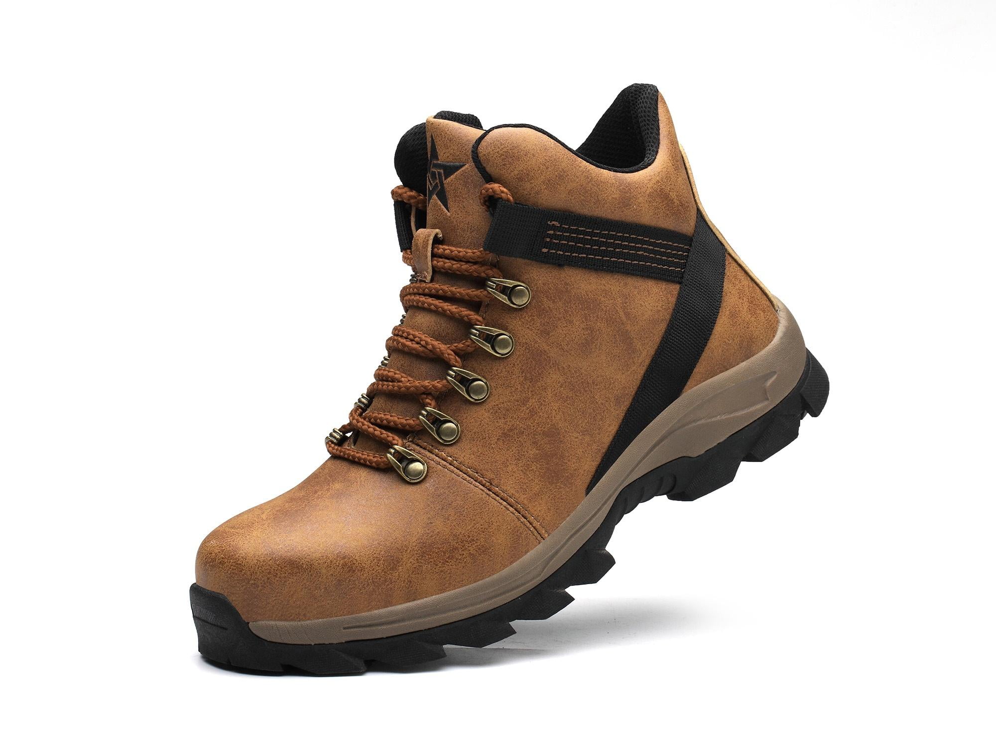 Steel Toe Boots for Men Lightweight Industrial Construction Work Safety ...