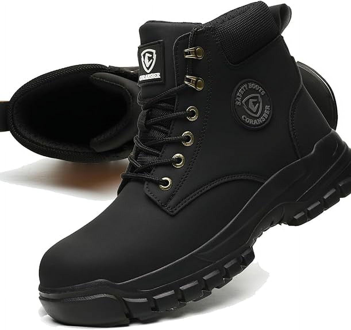 Steel Toe Boots for Women Safety Boots Men Indestructible Composite Toe ...