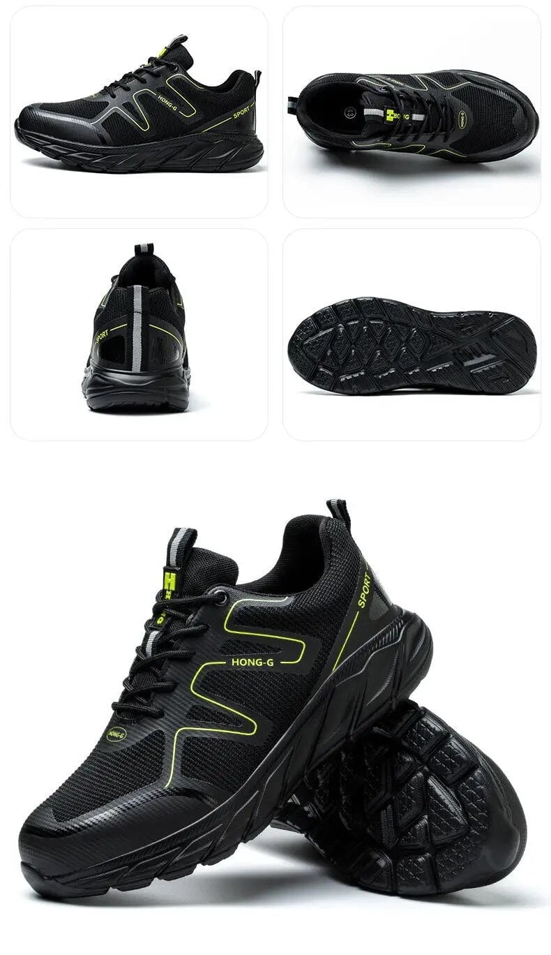 Steel Toe Cap Anti Impact Anti Puncture Safety Shoes 2023 New For Men ...