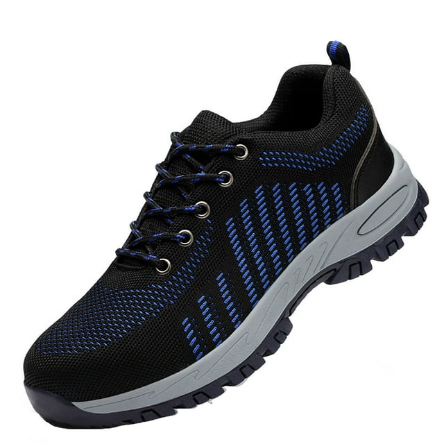 Steel Toe Cap Trainers Men Safety Trainers Lightweight Safety Shoes ...