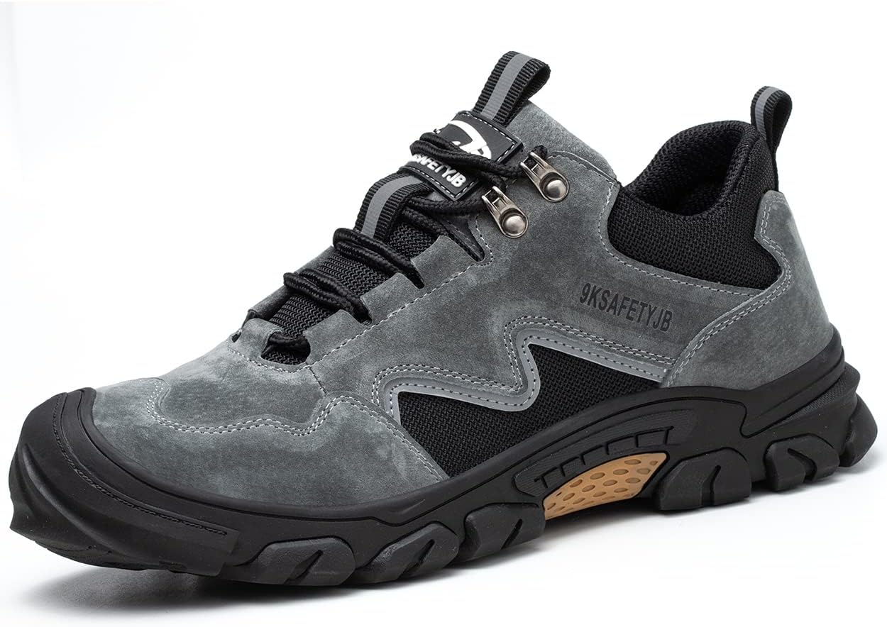 Steel Toe Safety Shoes Puncture Proof Work Shoes for Men Oil Acid ...