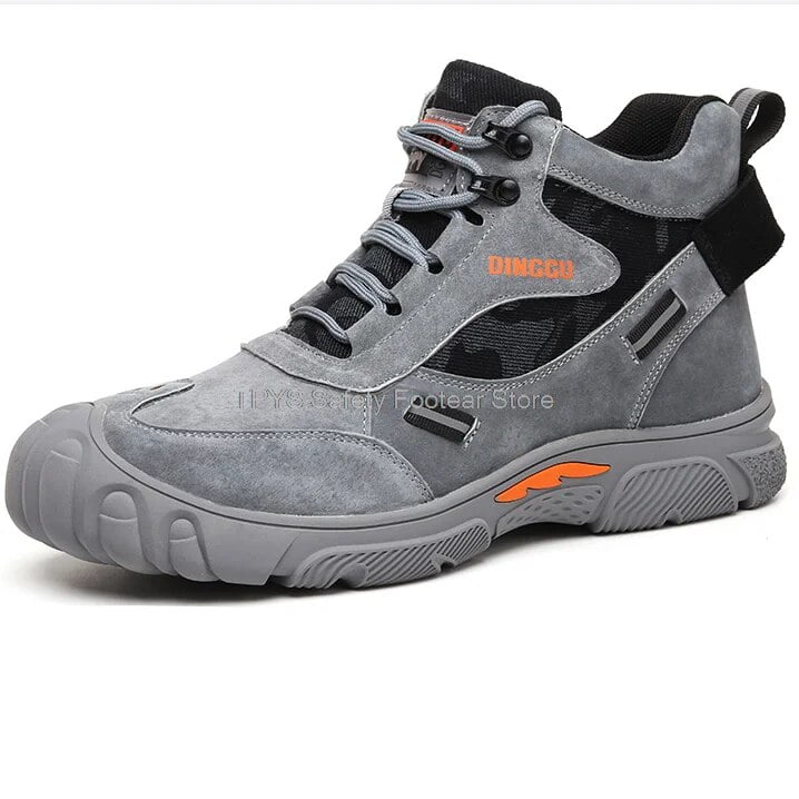 Steel Toe Safety boots man Anti Smash Safety Shoes Anti-Stab Safety ...