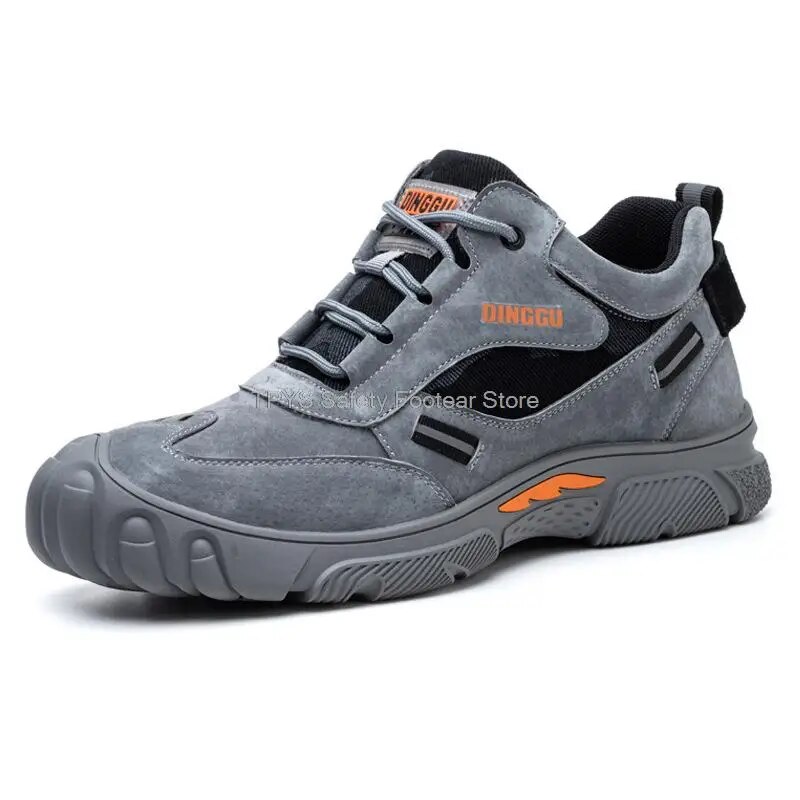 Steel Toe Safety boots man Anti Smash Safety Shoes Anti-Stab Safety ...