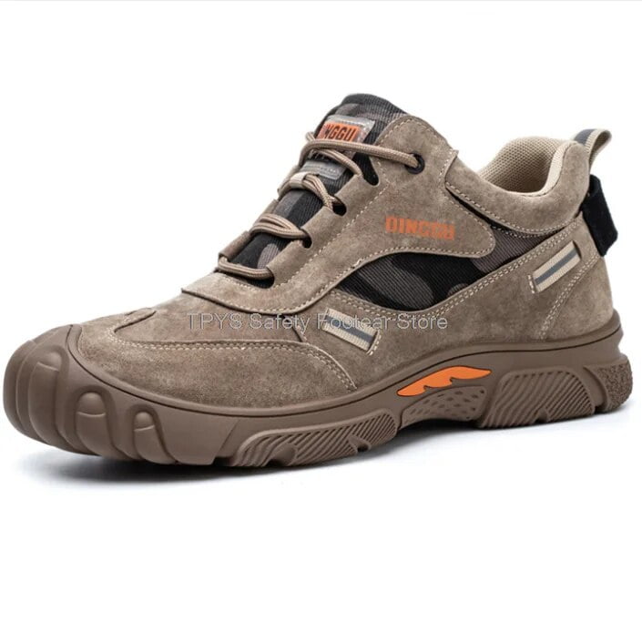 Steel Toe Safety boots man Anti Smash Safety Shoes Anti-Stab Safety ...