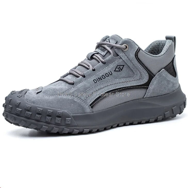 Steel Toe Safety boots man Anti Smash Safety Shoes Anti-Stab Safety ...