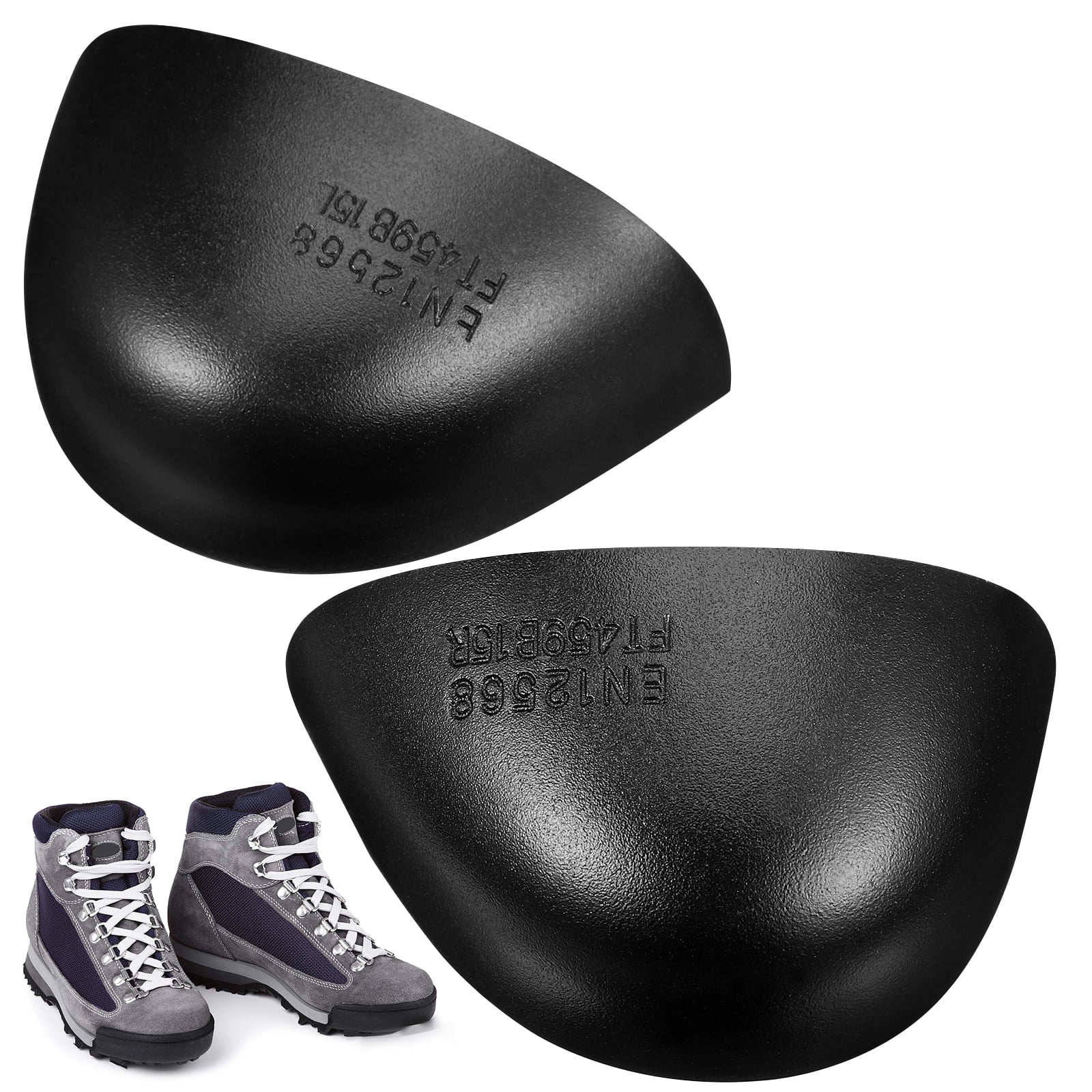 UEETEK Steel Toe Caps for Shoes Protective Black Universal Fit 1Pair ...