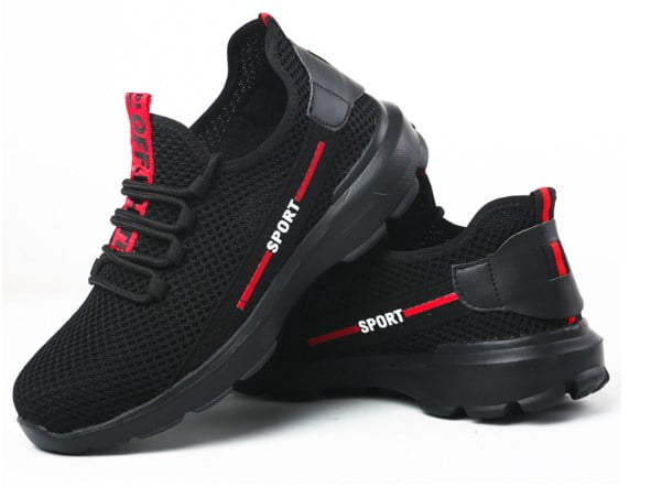 Steel Toe Shoes for Men Comfortable Breathable Safety Work Shoes ...