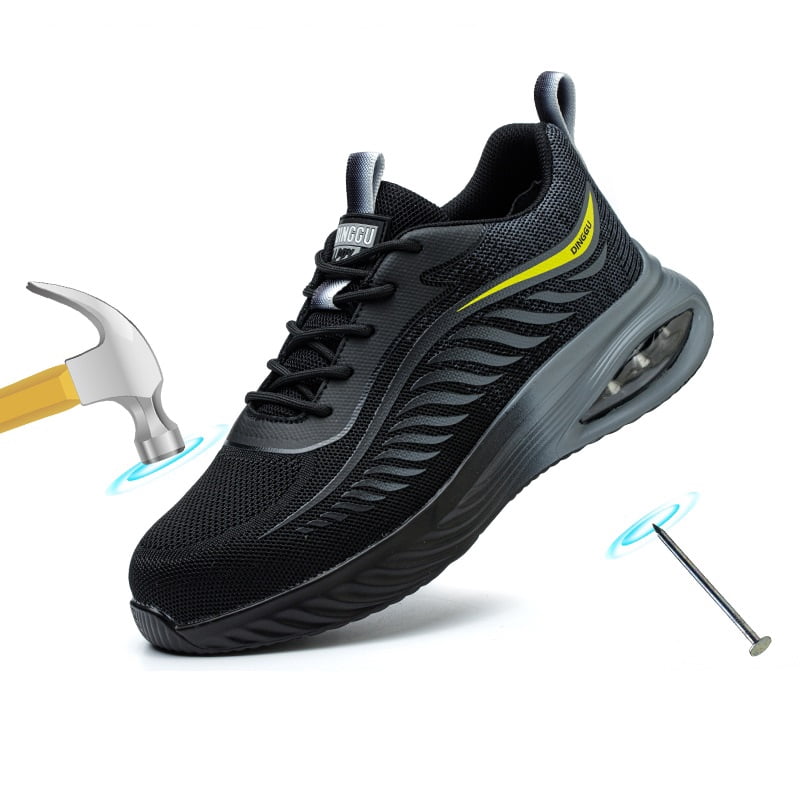 Steel Toe Shoes for Men Women Lightweight Cushion Sneakers Slip ...
