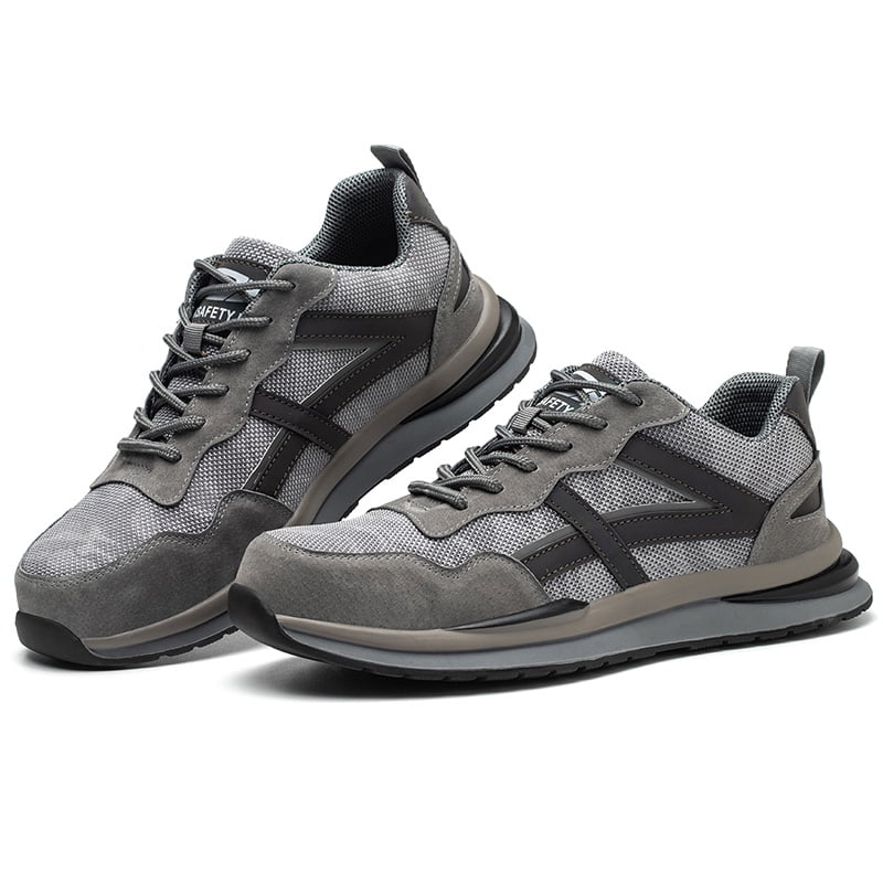 Steel Toe Shoes for Men Women - Reflective Anti-Smash Anti-Puncture Non ...