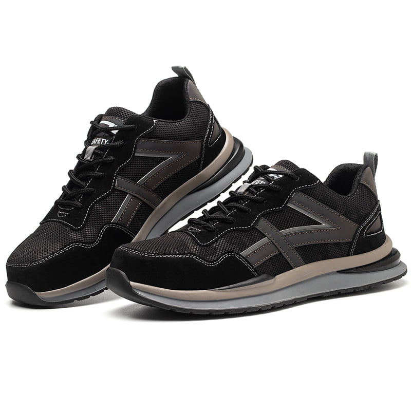 Steel Toe Shoes for Men Women - Reflective Anti-Smash Anti-Puncture Non ...