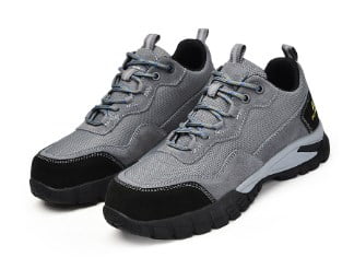Waterproof Steel Toe Shoes for Men Comfy Lightweight Non Slip Safety ...