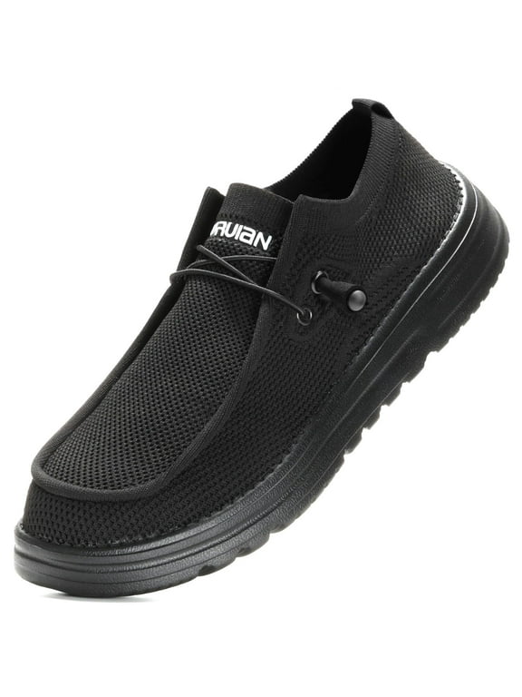 TOMITANY Steel Toe Shoes for Men Indestructible Slip-Resistant Work ...