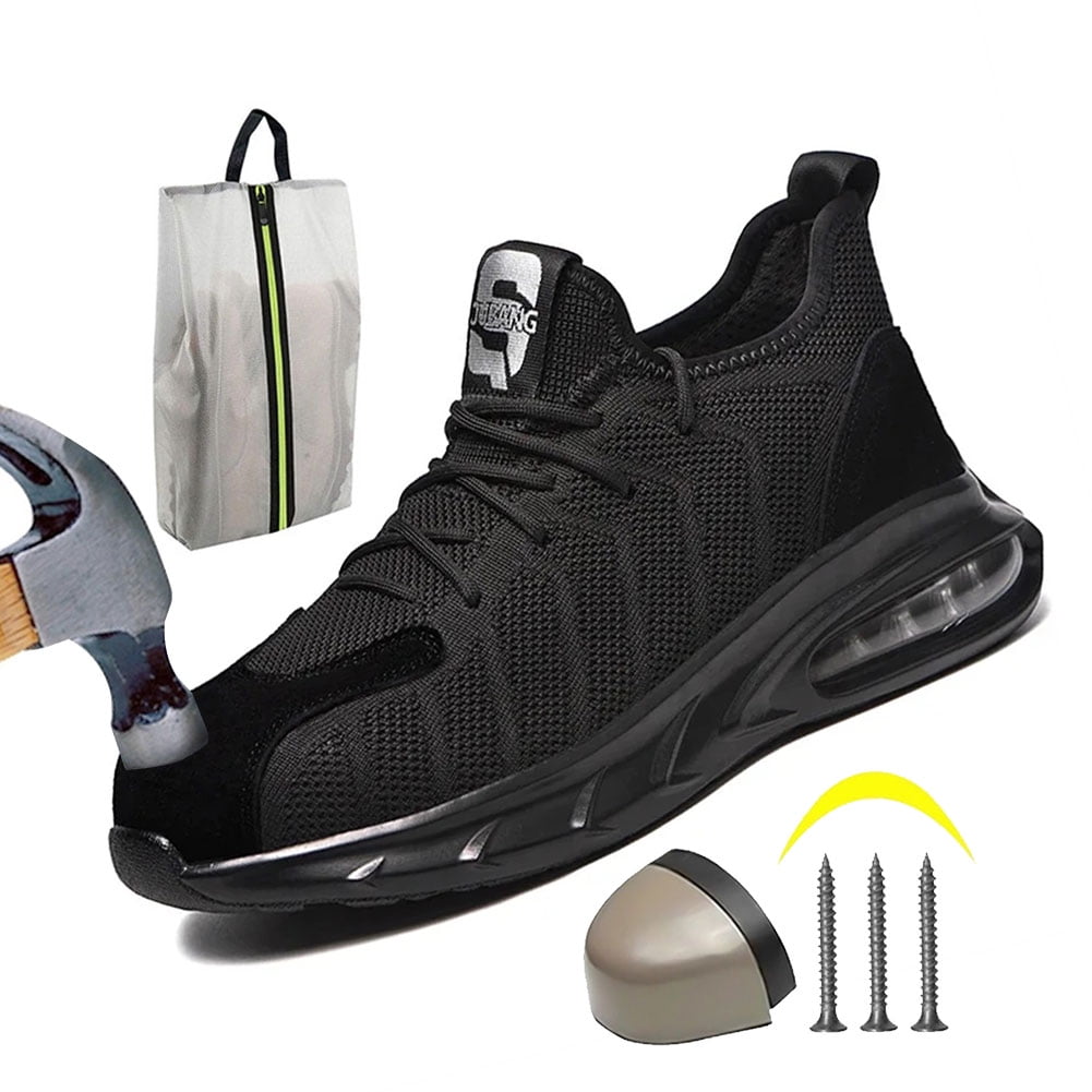 Steel Toe Sneakers for Men Women Lightweight Summer Safety Shoe ...