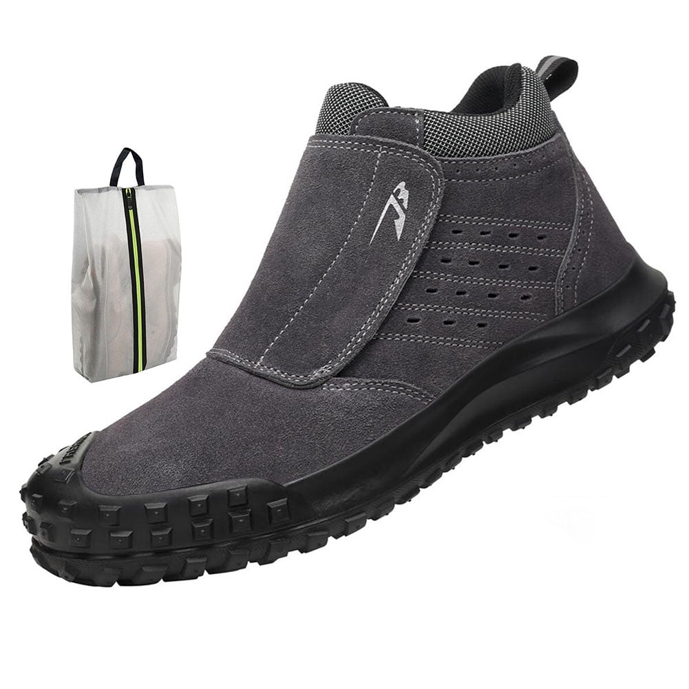 Steel Toe Welding Shoes for Men Lightweight Anti-Scald Safety Shoes for ...