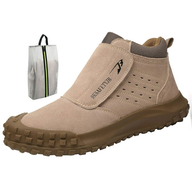 Steel Toe Welding Shoes for Men Lightweight Anti-Scald Safety Shoes for ...