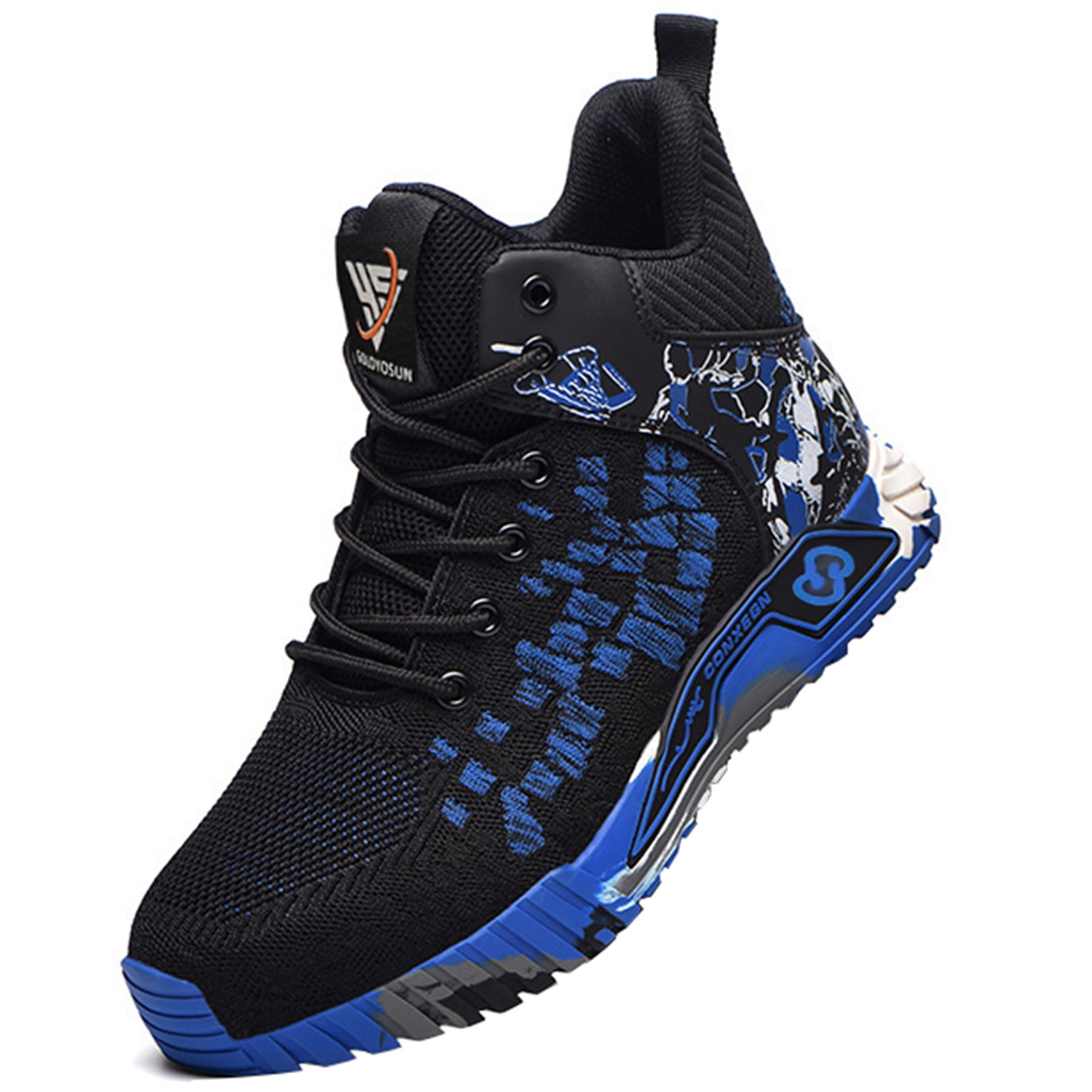 Steel Toe Work Boots for Men Women Safety Shoes Lightweight Industrial ...