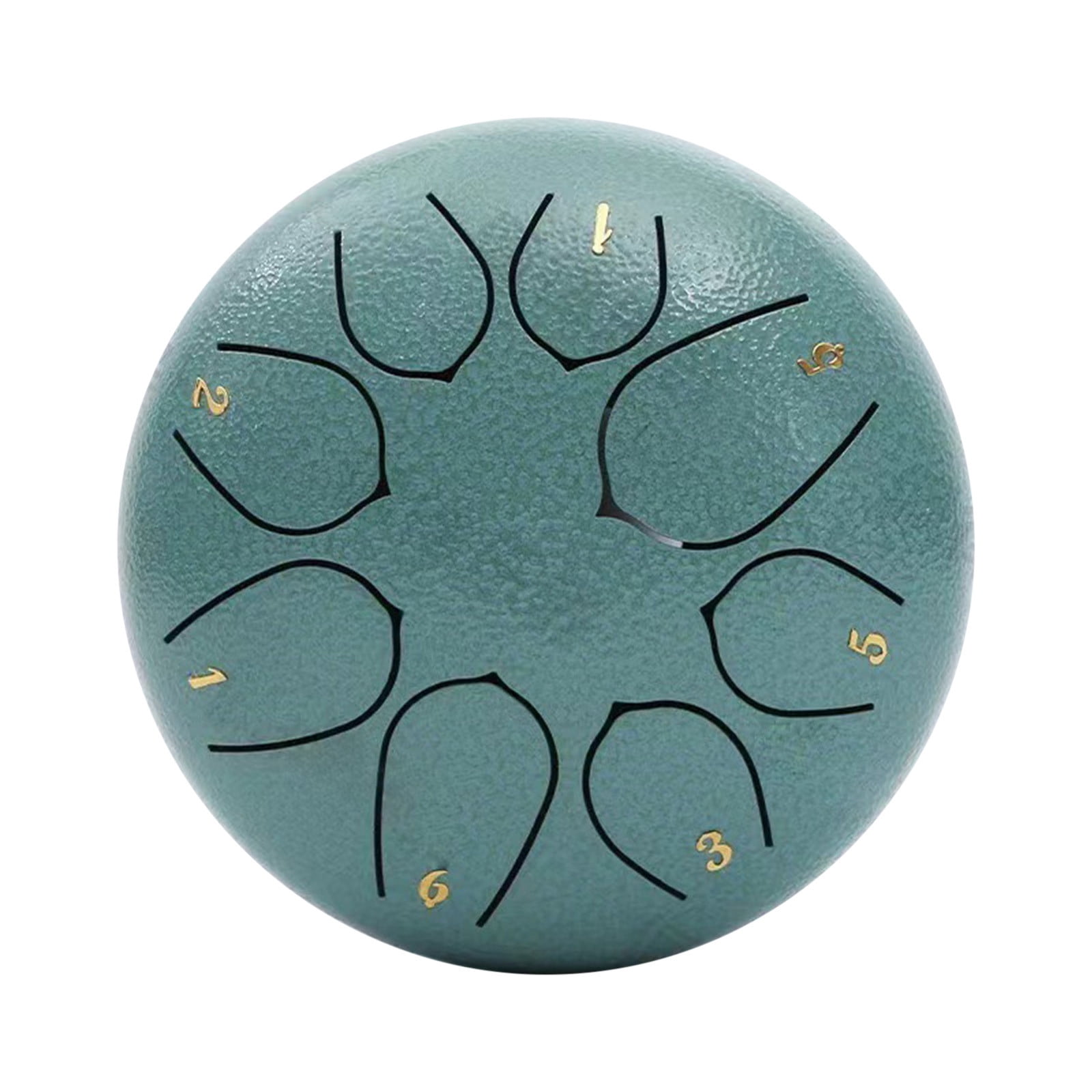 Steel Tongue Drum 6 Inches Chakra Tank Drum Steel Percussion Padded ...