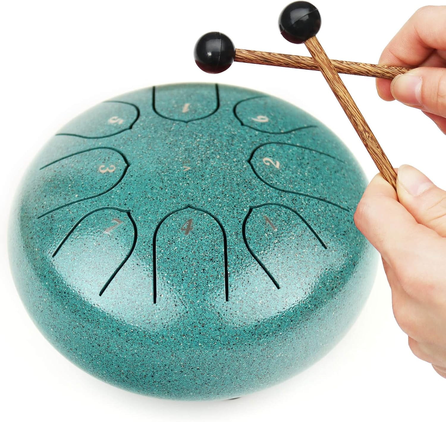Steel Tongue Drum 8 Notes 6 Inches Chakra Tank Drum Steel Percussion ...