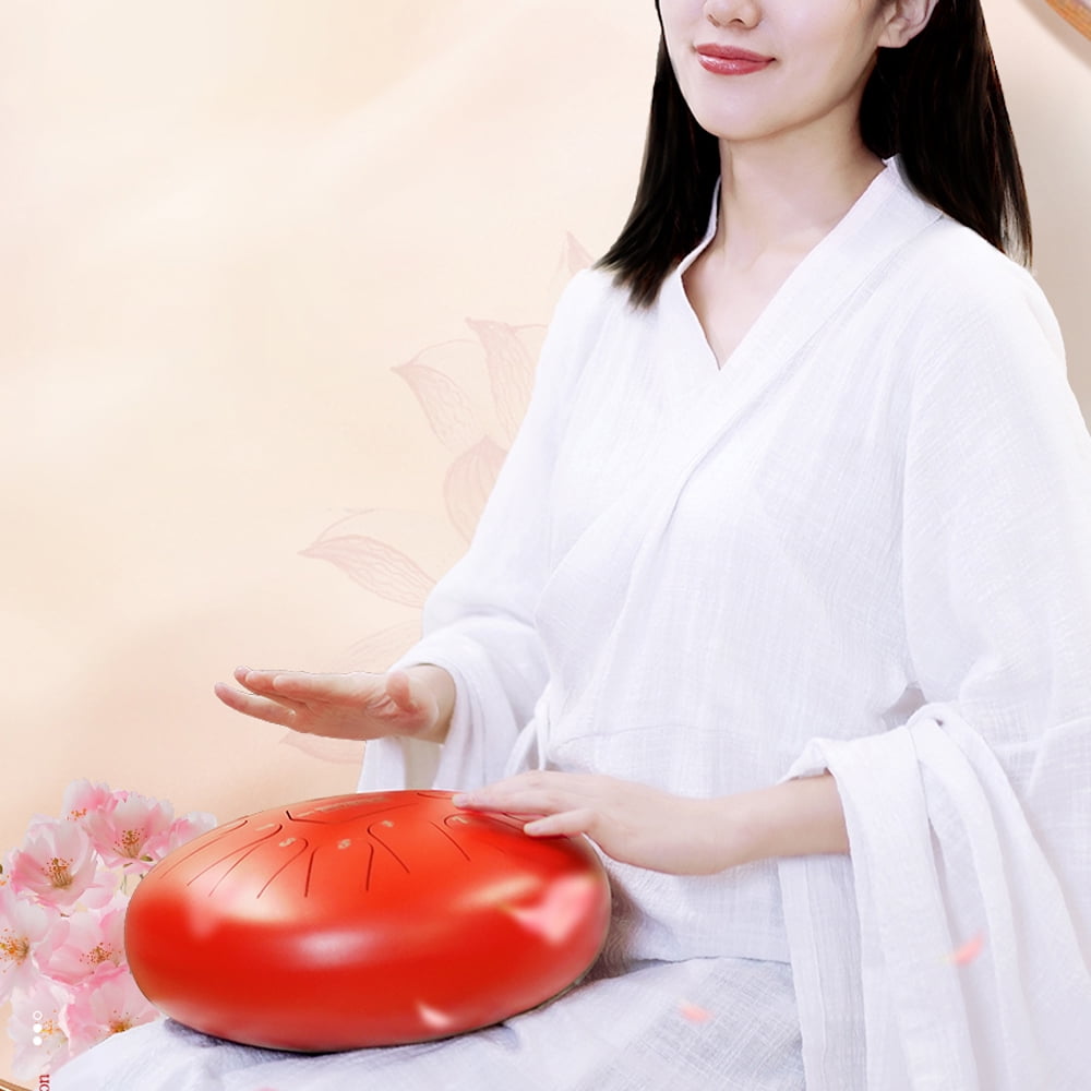 Steel Tongue Drum,Drum Mallet Picks With Drum Mallet 8 Inch Steel Drum ...