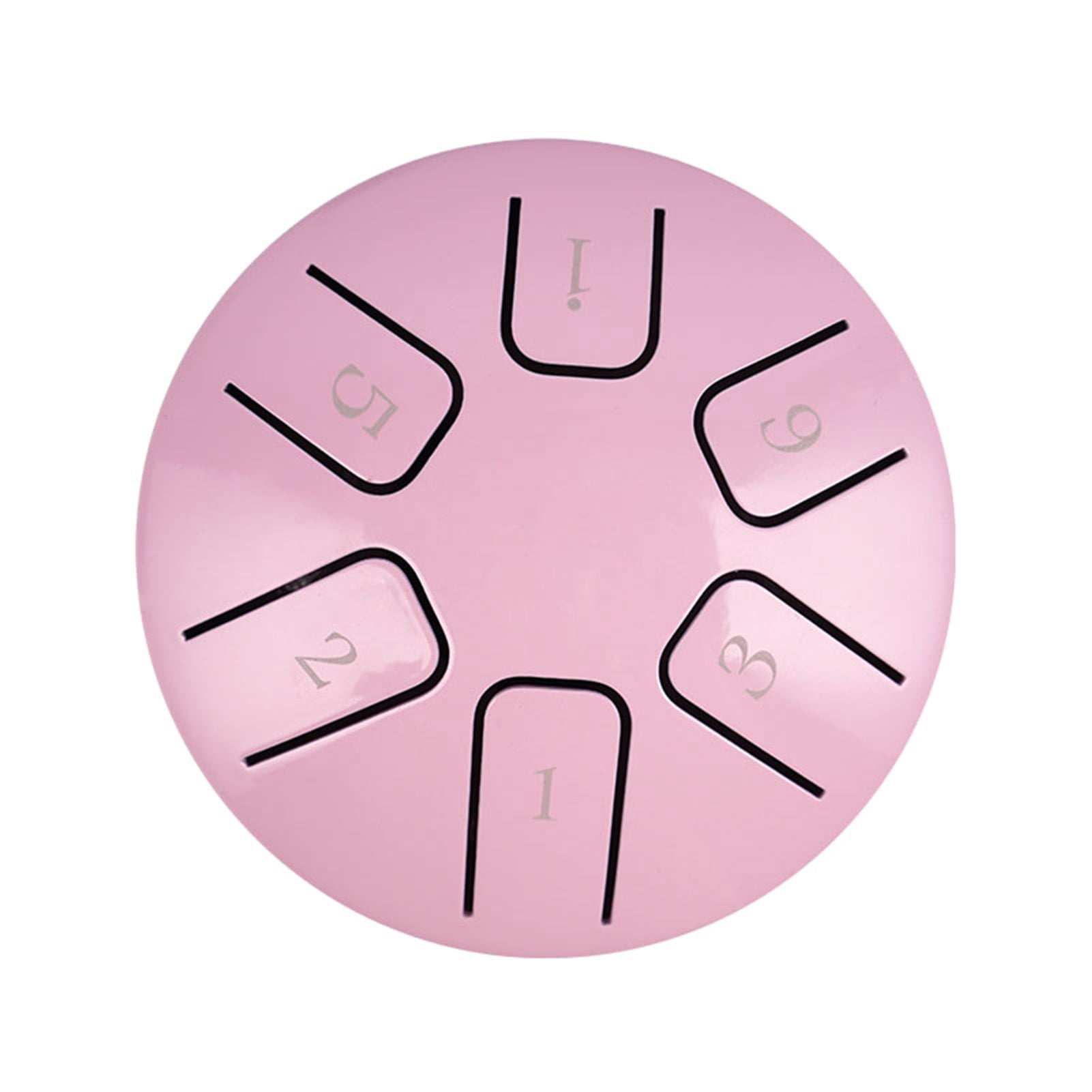 Steel Tongue Drum Drum Percussion With Pan Drum With Drumsticks Musical 6 Notes 3 8 Inch Concert