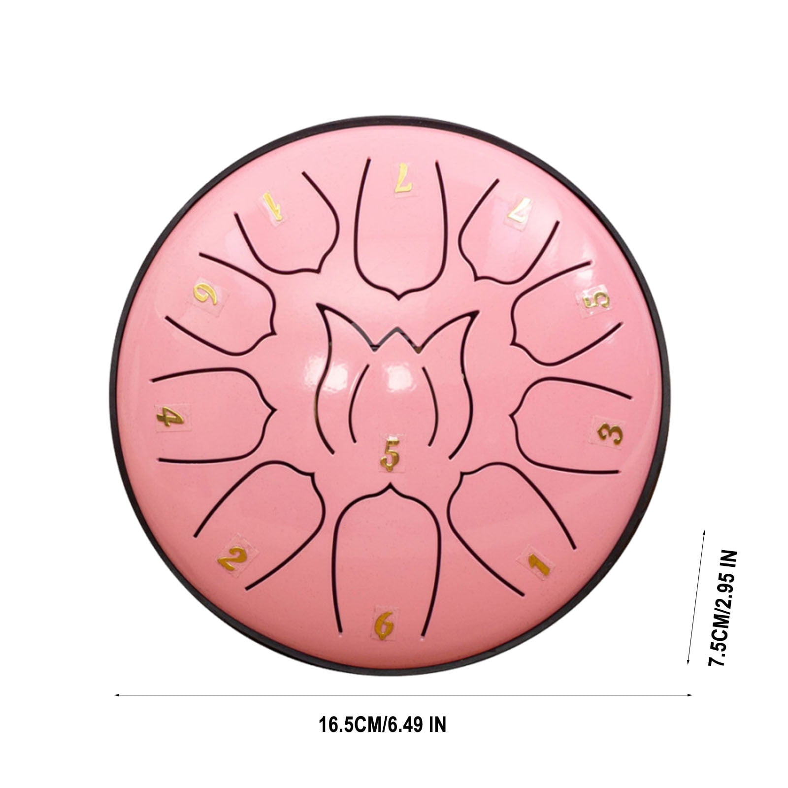Steel Tongue Drum Kids Instrument: Musical Metal Tank Drums Set 6 Inch ...