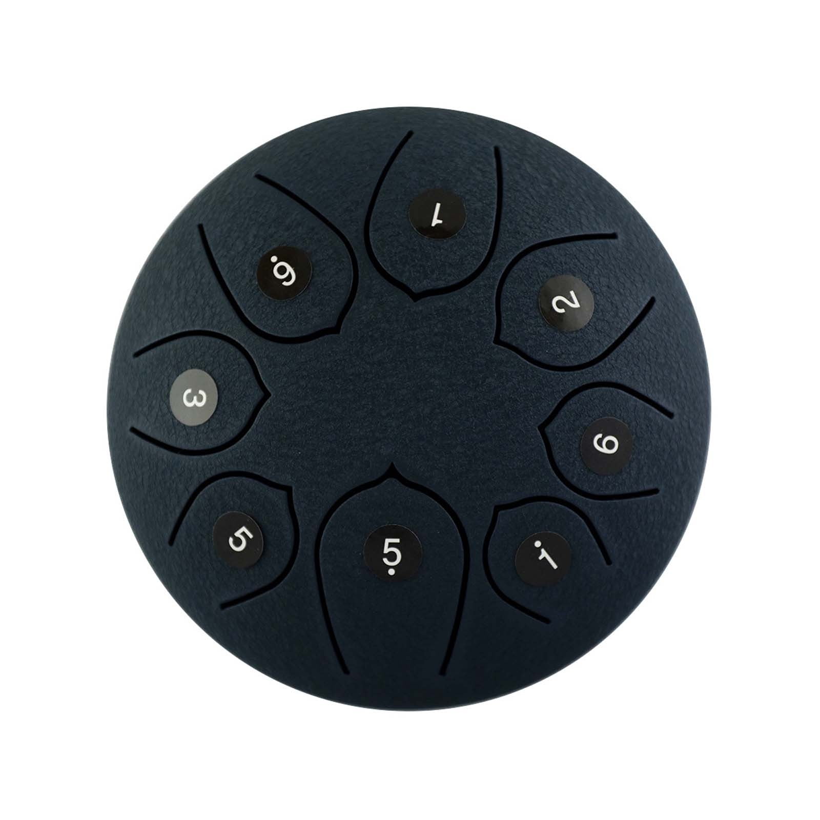 Steel Tongue Drum Kit 8 Tone 6 Inch Percussion Instrument with Mallets ...