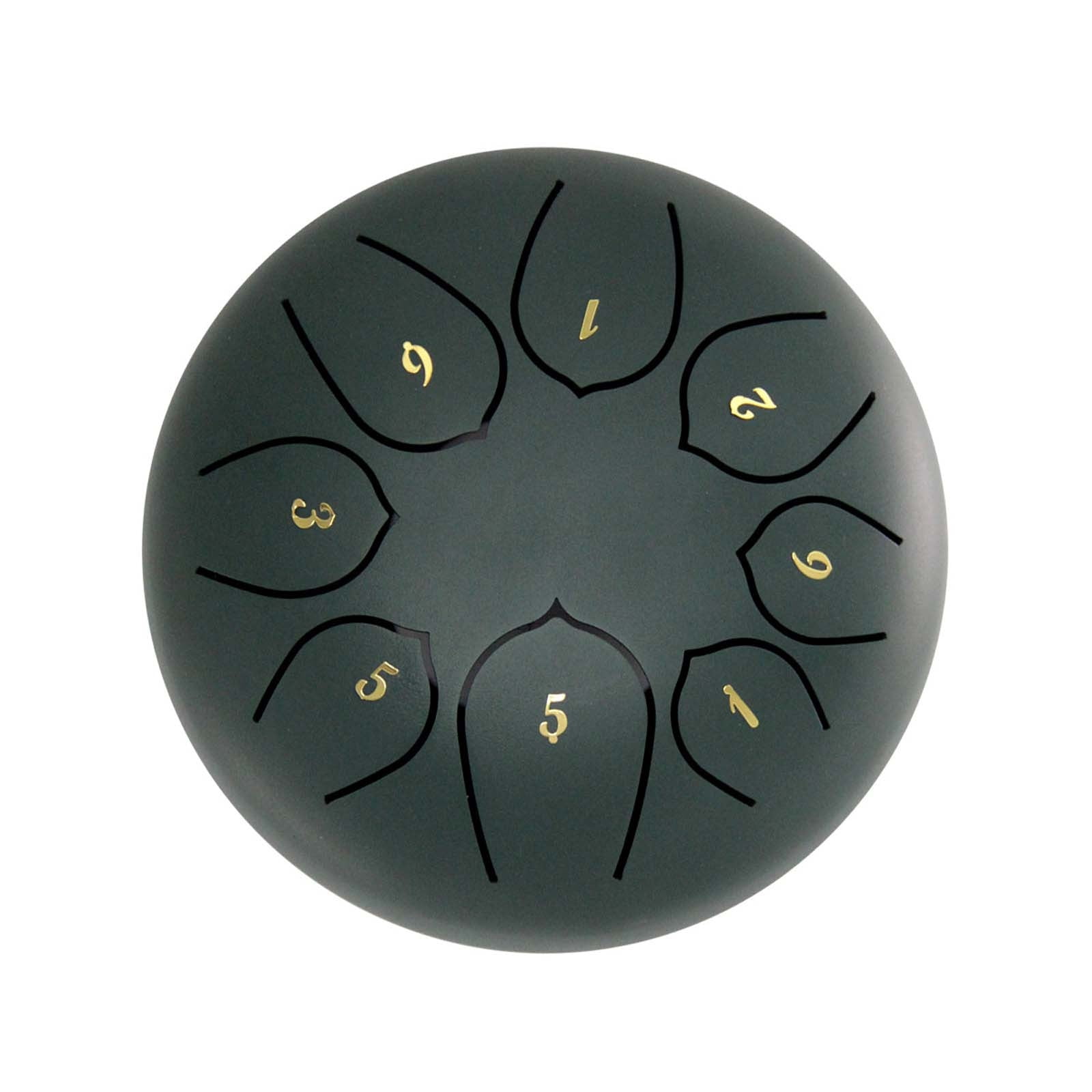 Steel Tongue Drum Kit 8 Tone 6 Inch Percussion Instrument with Mallets ...