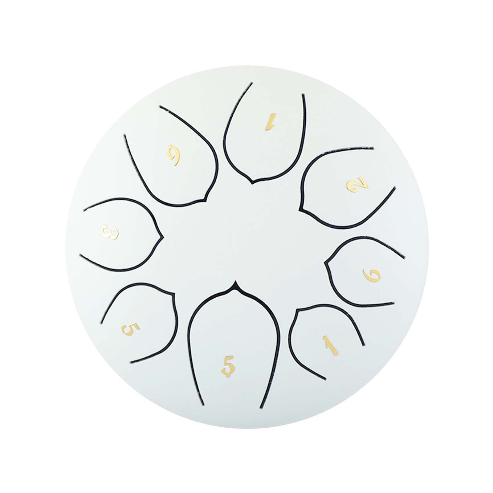 Steel Tongue Drum Kit 8 Tone 6 Inch Percussion Instrument with Mallets ...